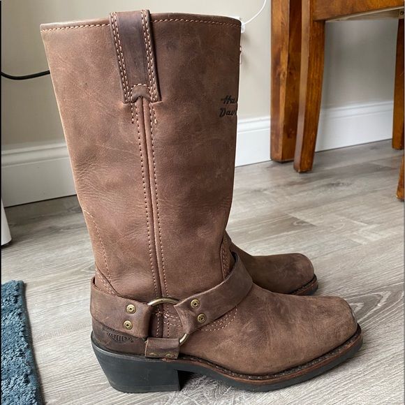 Harley-Davidson | Shoes | Harley Davidson Hustin Harness Boot | Poshmark